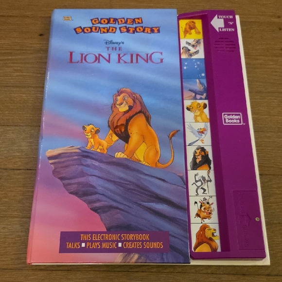 Golden Books | Toys | Disney The Lion King Electronic Storybook W Sound ...